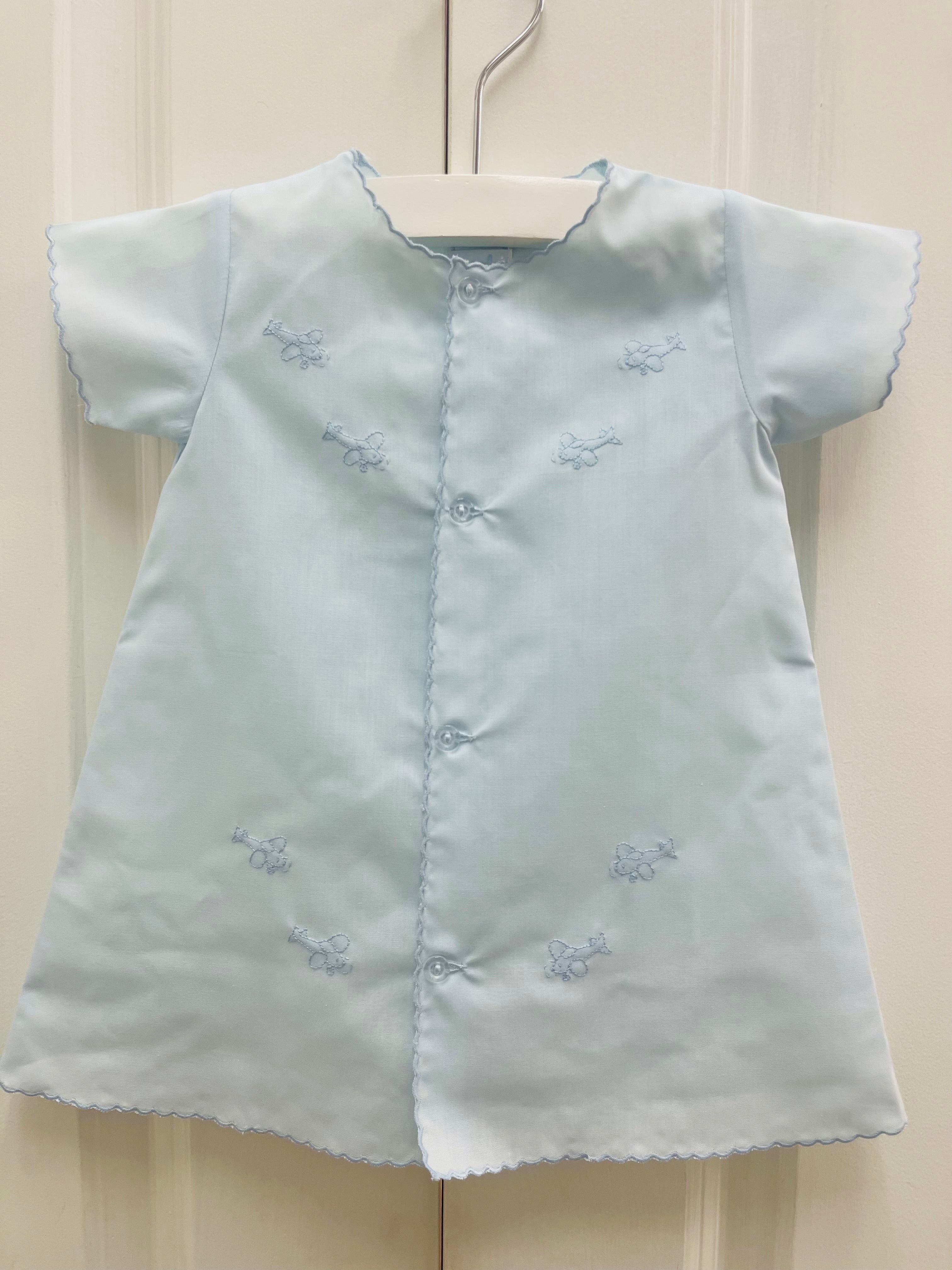 Day Gown- Blue Planes – Alexandra's